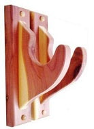 Aromatic Cedar Wooden Gun Rack Hangers Rifle Shotgun Sword Classic Wal ...