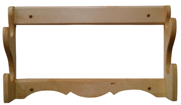 Light Rustic 2 Place Gun Rack Rifle Shotgun Wall Mount Display – Gun ...