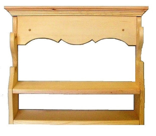 Pine Wooden Gun Rack 2 Place Rifle Shotgun Wall Display - Ammo Storage ...